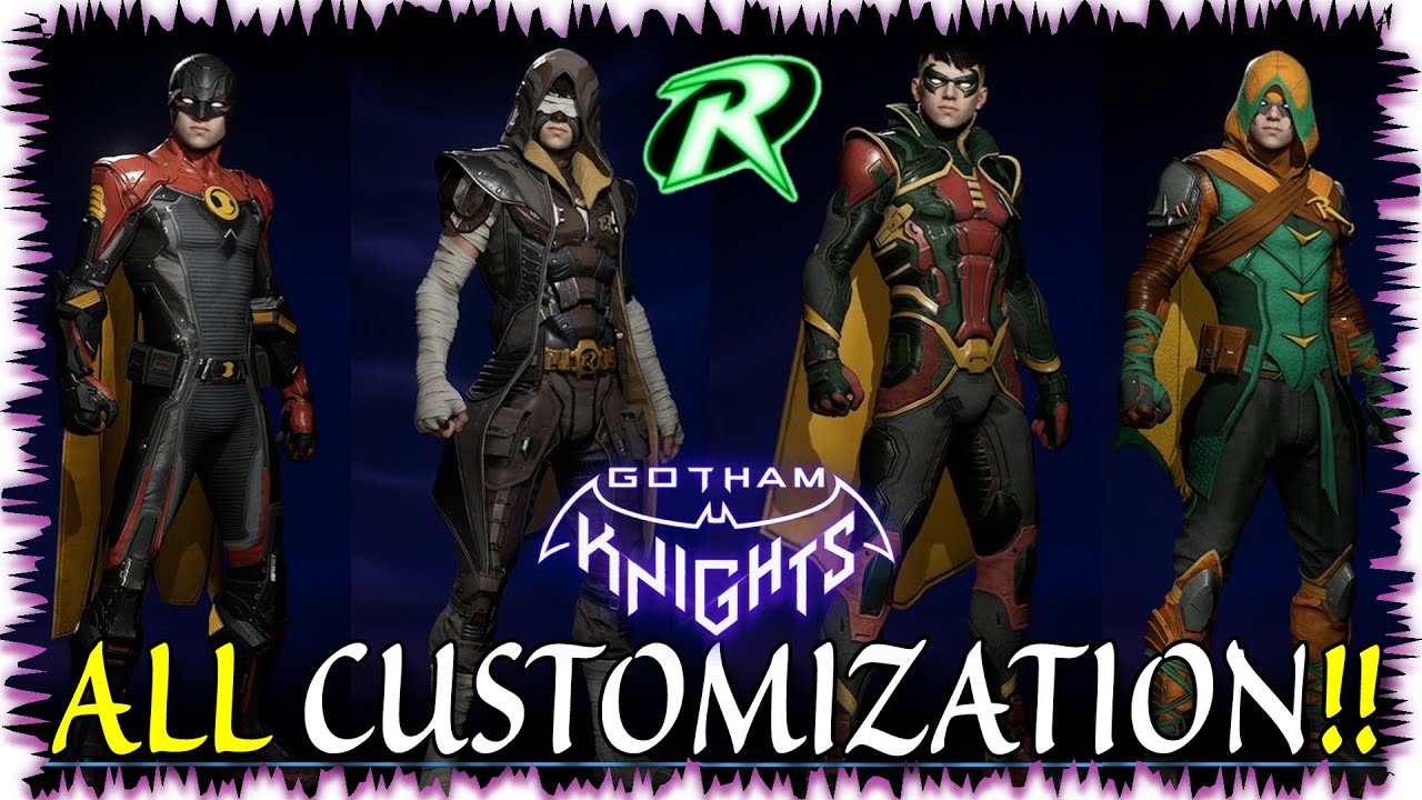 ALL ROBIN CUSTOMIZATION!! Suits - Bo Staff - Slingshot - Transmogs ...