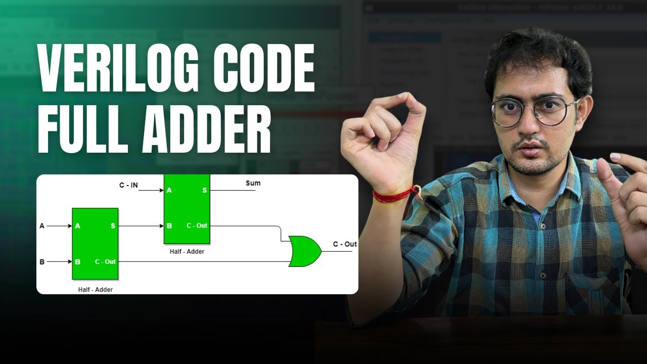 FULL ADDER VERILOG CODE | FREE Frontend RTL DESIGN COURSE | Download VLSI FOR ALL App- Best ...