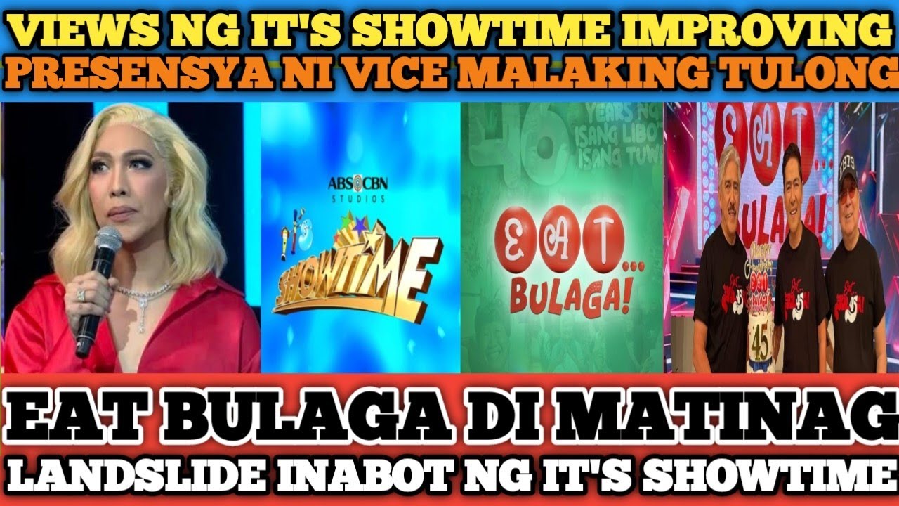 VIEWS NG IT'S SHOWTIME IMPROVING PERO LANDSLIDE ANG INABOT SA EAT ...