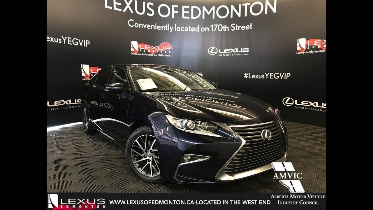 Used Blue 2016 Lexus ES 350 Touring Package Walkaround Review ...