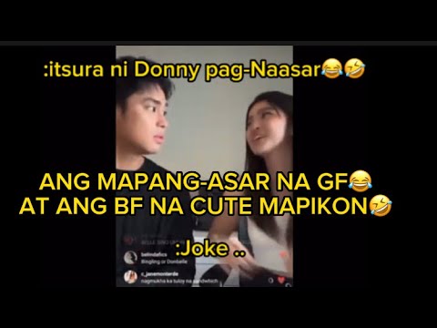 ANG MAPANG-ASAR NA GF😂AT ANG BF NA CUTE MAPIKON 🤣 - YouTube