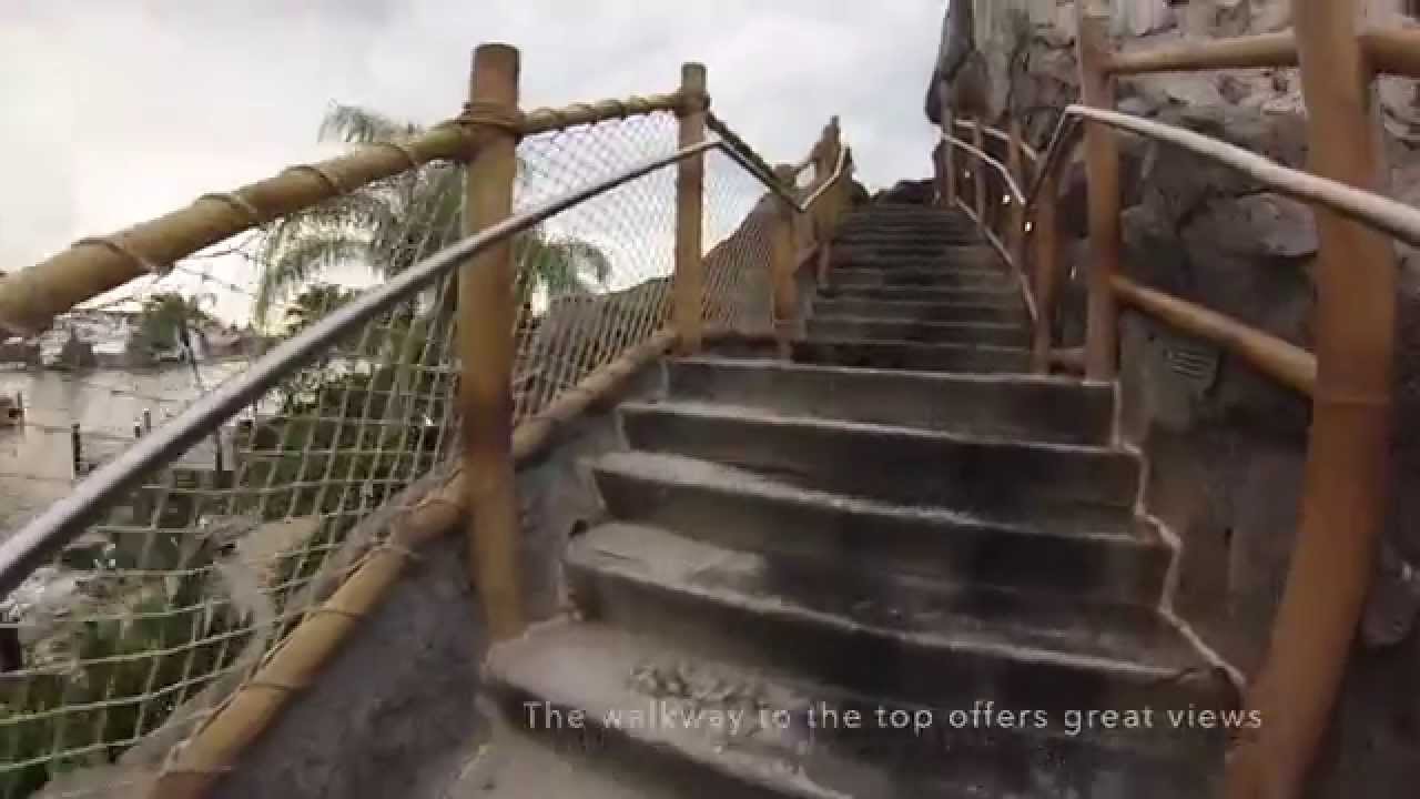 HD Nanea Pool Lava Tube Slide GoPro POV, Disney's Polynesian Resort ...