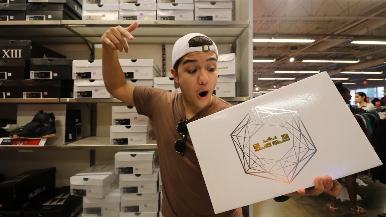 SUPER EXCLUSIVE SNEAKERS FOUND AT THE NIKE OUTLET!! TRIP TO THE NIKE ...
