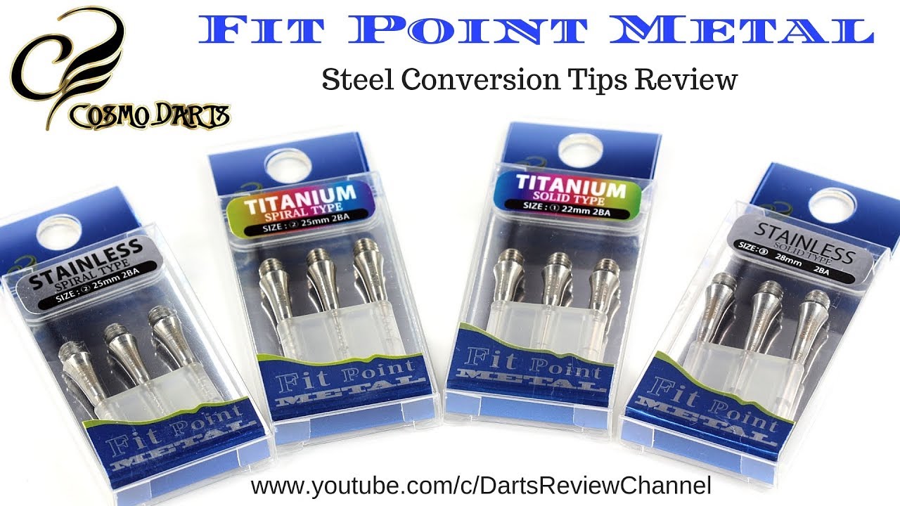 Cosmo Fit Point Metal Steel Tip Coversion Points Review - YouTube