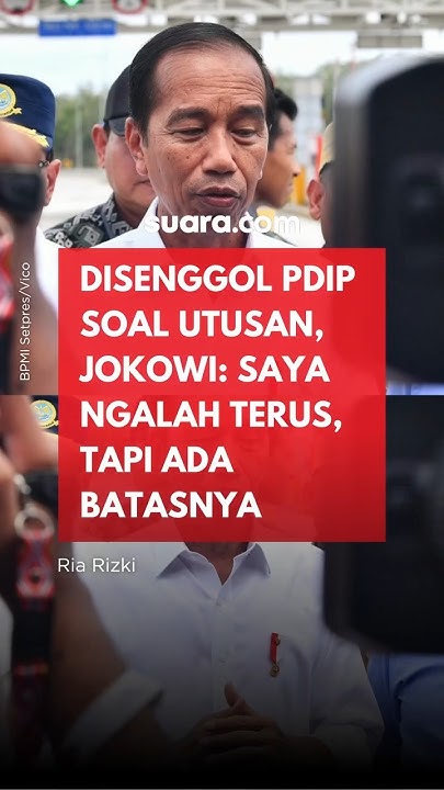 Jokowi Murka! Tantang PDIP Bongkar Identitas Utusan Misterius: Ada Batasnya! - YouTube