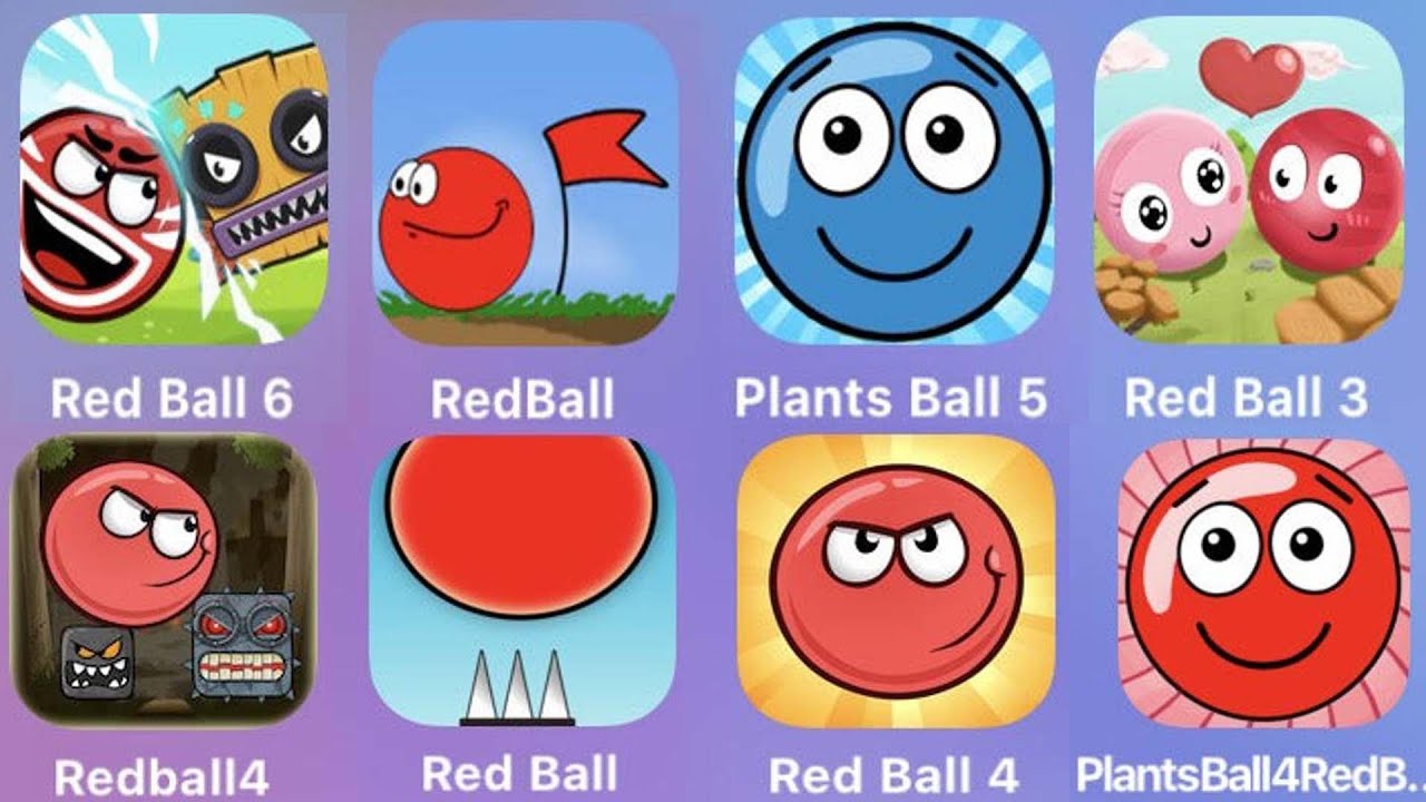 Red Ball 6,Red Ball 1,Plants Ball 5,Red Ball 3,BRed Ball,Red Ball Jump ...