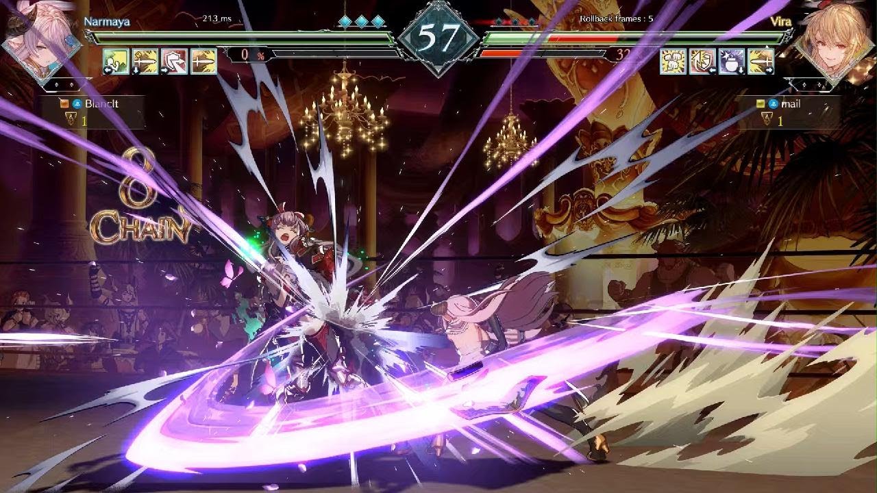 Granblue Fantasy Versus: Rising - Narmaya Match Exhibition 49 - YouTube