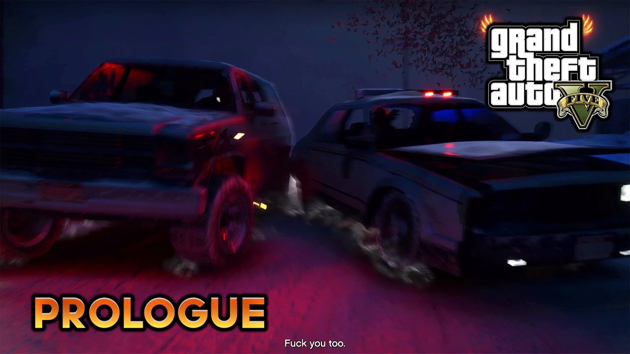 Prologue [ Mission - INTRO ] GTA 5 Mission - 4K - YouTube