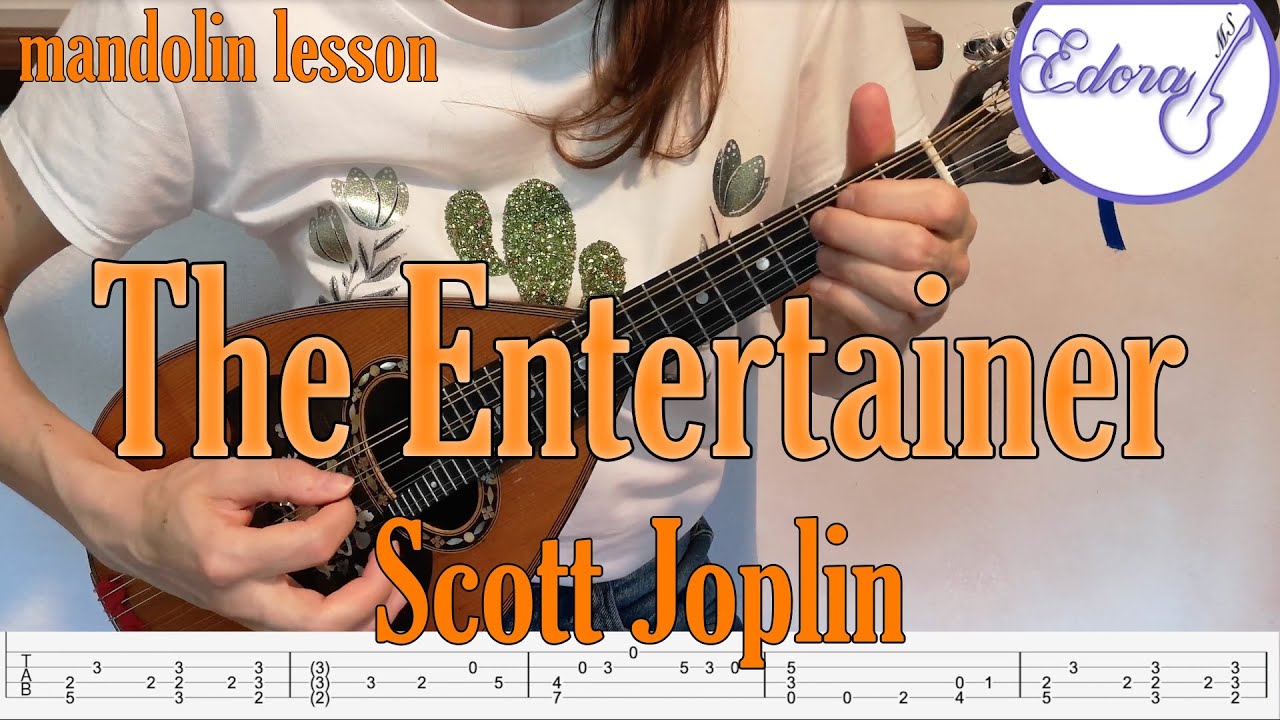 The Entertainer - Mandolin Tutorial Teaser - Scott Joplin - YouTube