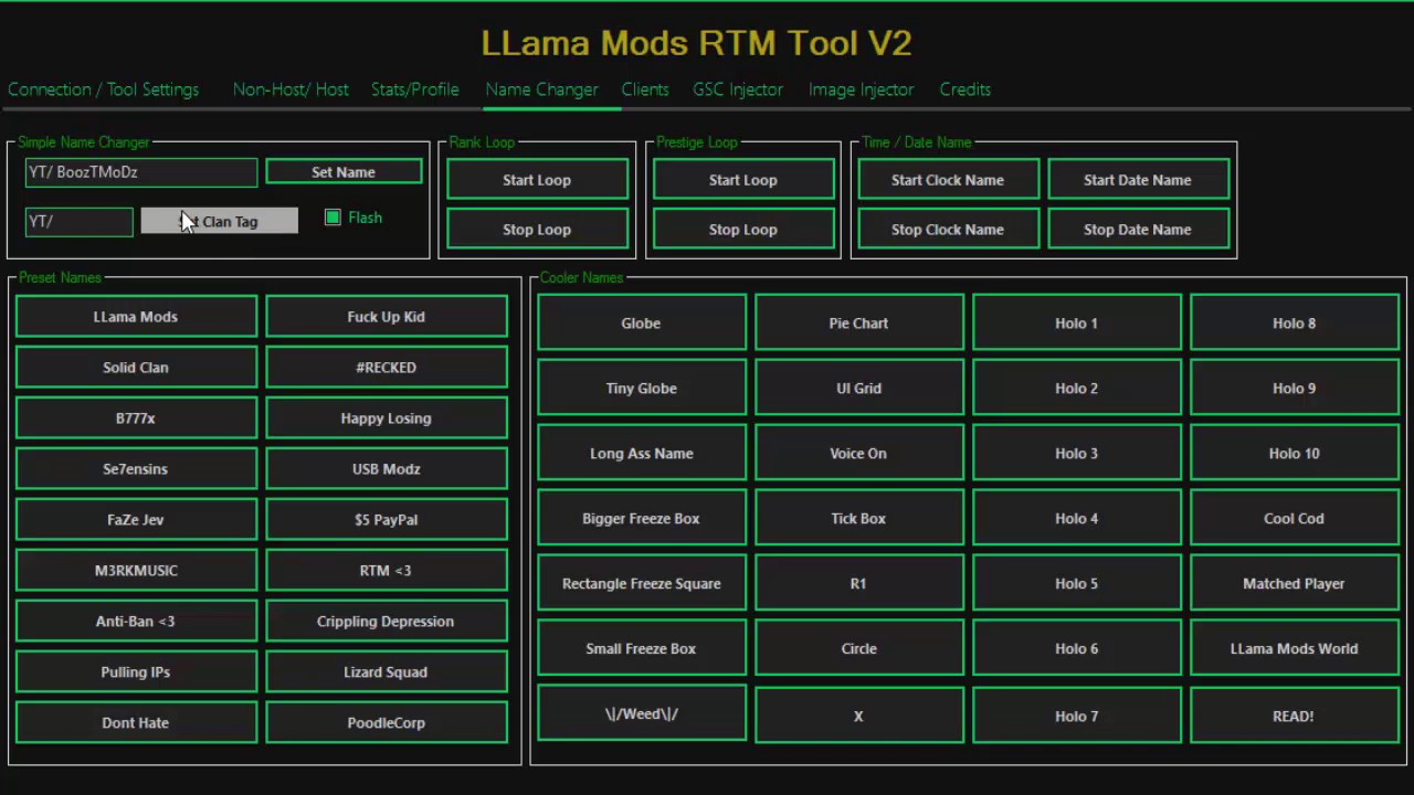 [PS3/BO2] LLama Modz RTM Tool V2 - YouTube