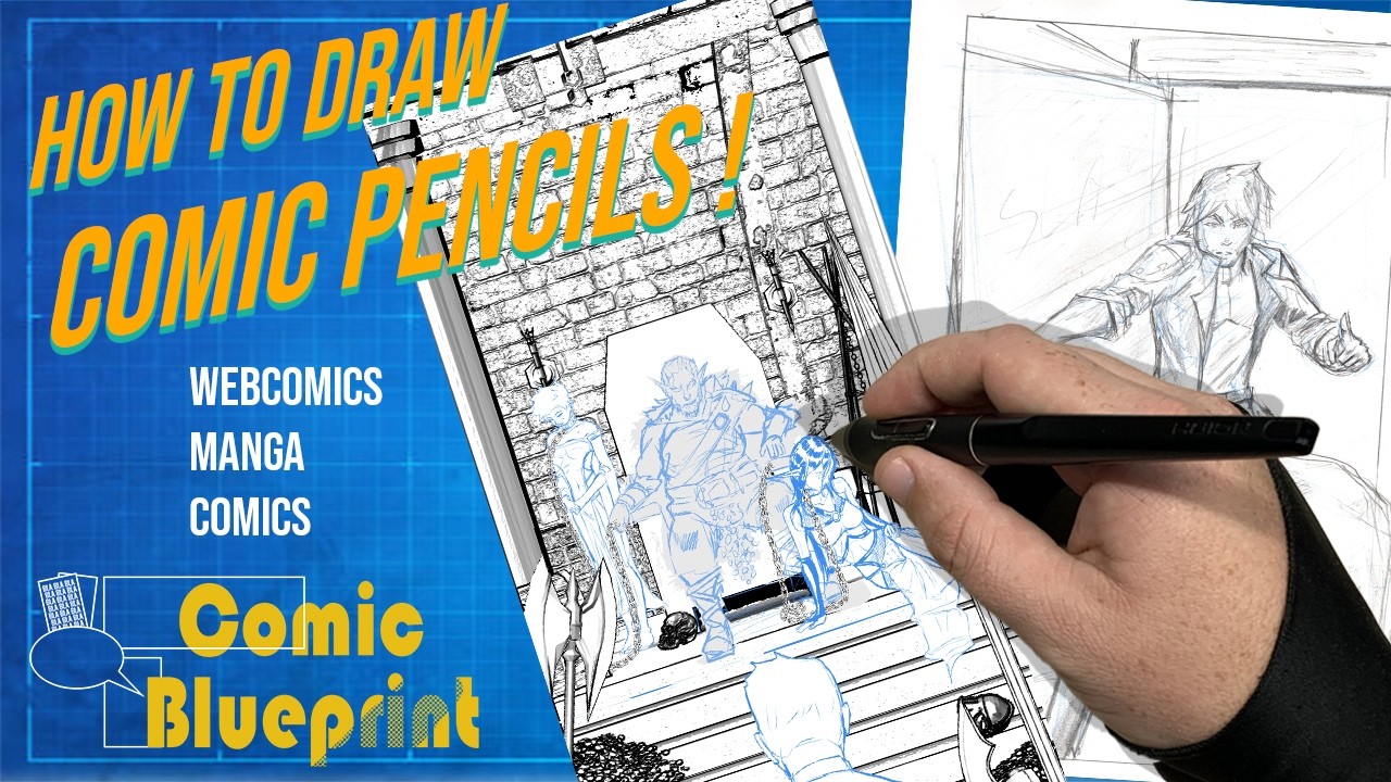 Comic Penciling | Comic Blueprint - YouTube