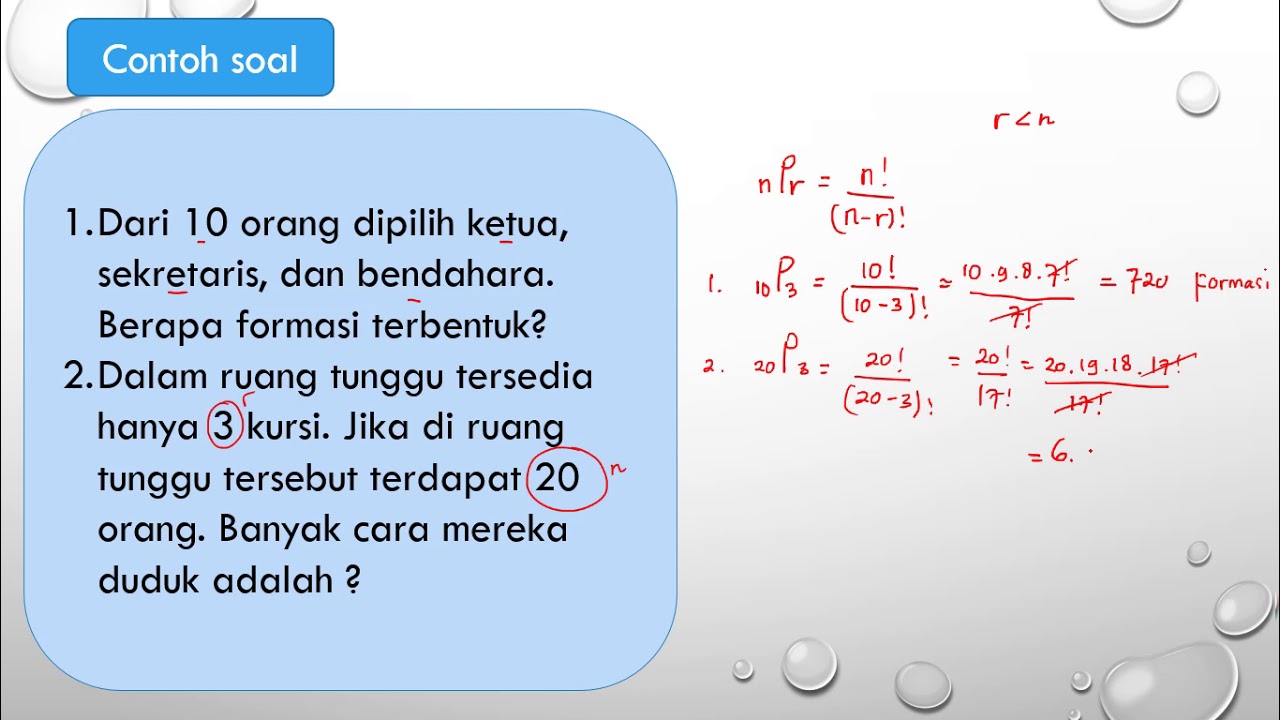 Permutasi -Permutasi unsur berbeda, permutasi unsur sama, permutasi ...