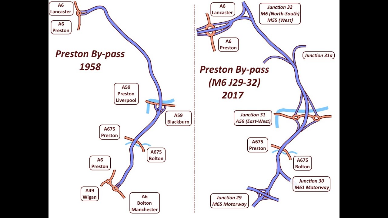 A Brief History of the Preston Bypass, the UK’s first motorway - YouTube