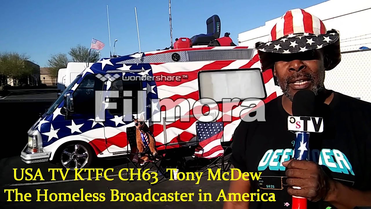 THE HOMELESS BROADCASTER IN AMERICA - YouTube