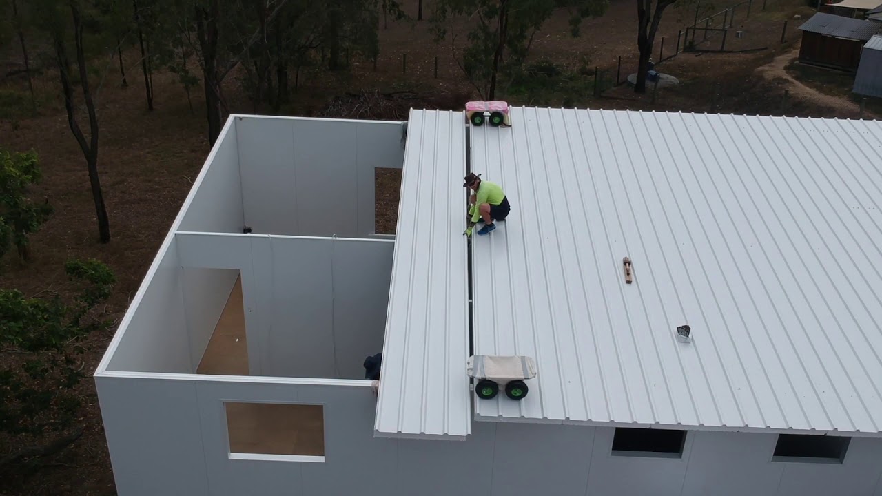 Thermocol Roof Panel Installation by "Benlee Concepts" (Australia ...