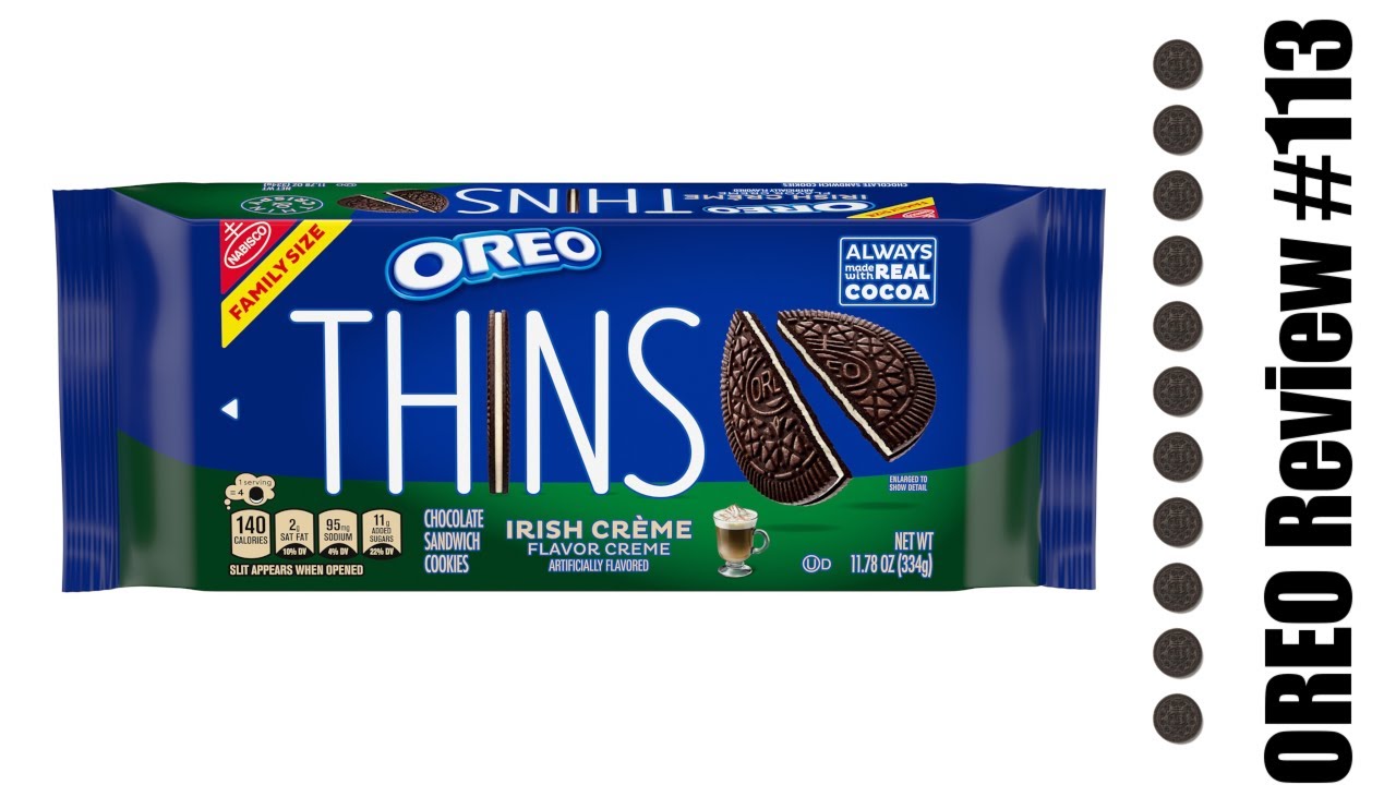 Irish Creme Thins [Oreo Review #113] - YouTube