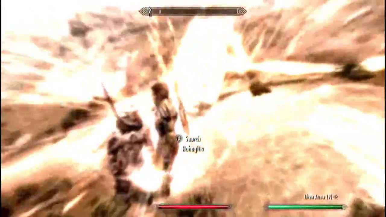 Skyrim - Defeating Nahagliiv the Dragon! - YouTube