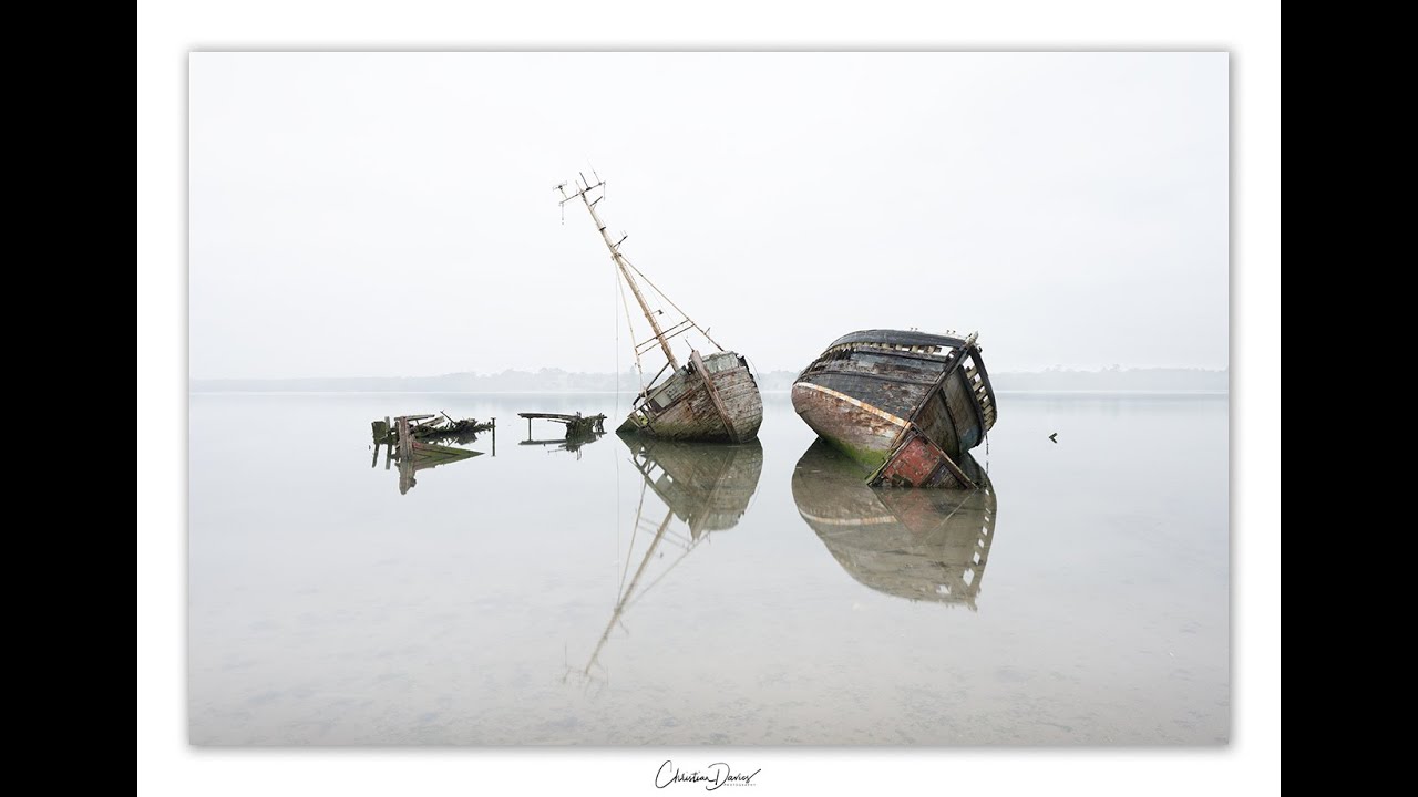 The famous Pin Mill Wrecks on the river Orwell - YouTube