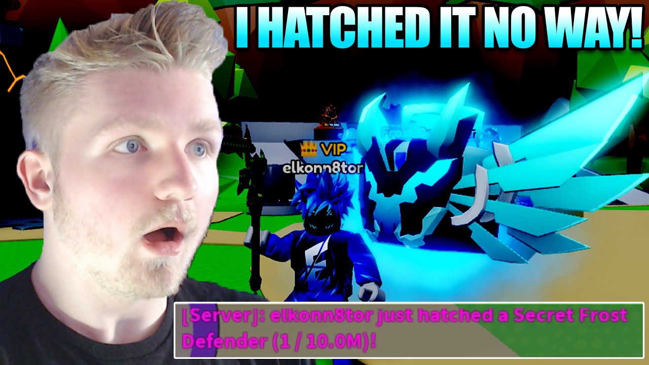 *OP PET* I HATCHED THE NEW SECRET PET Frost Defender in Mining ...