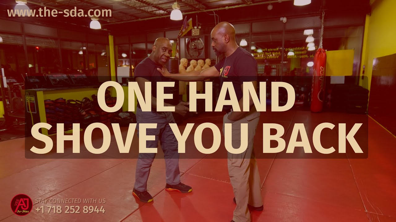 Defense Against A One Hand Shove - YouTube