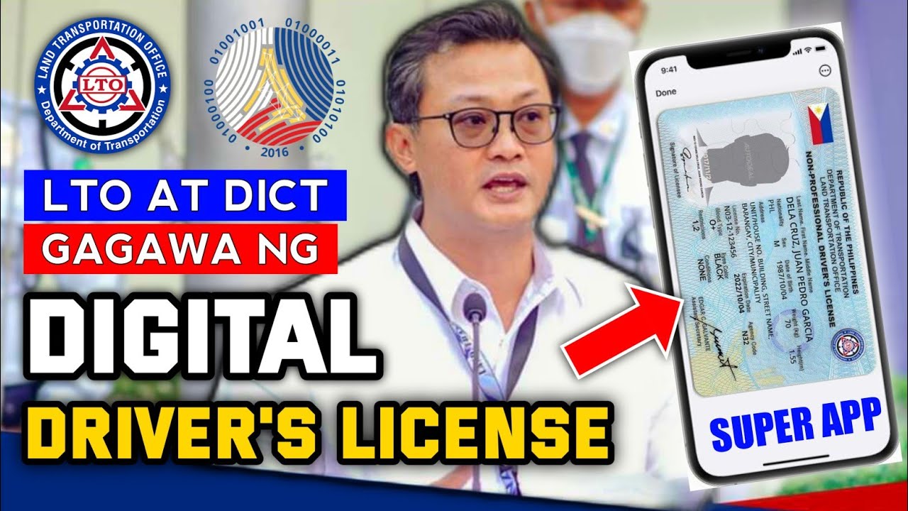 Digital Driver's License ilulunsad sa eGOV Super App ng LTO at DICT ...
