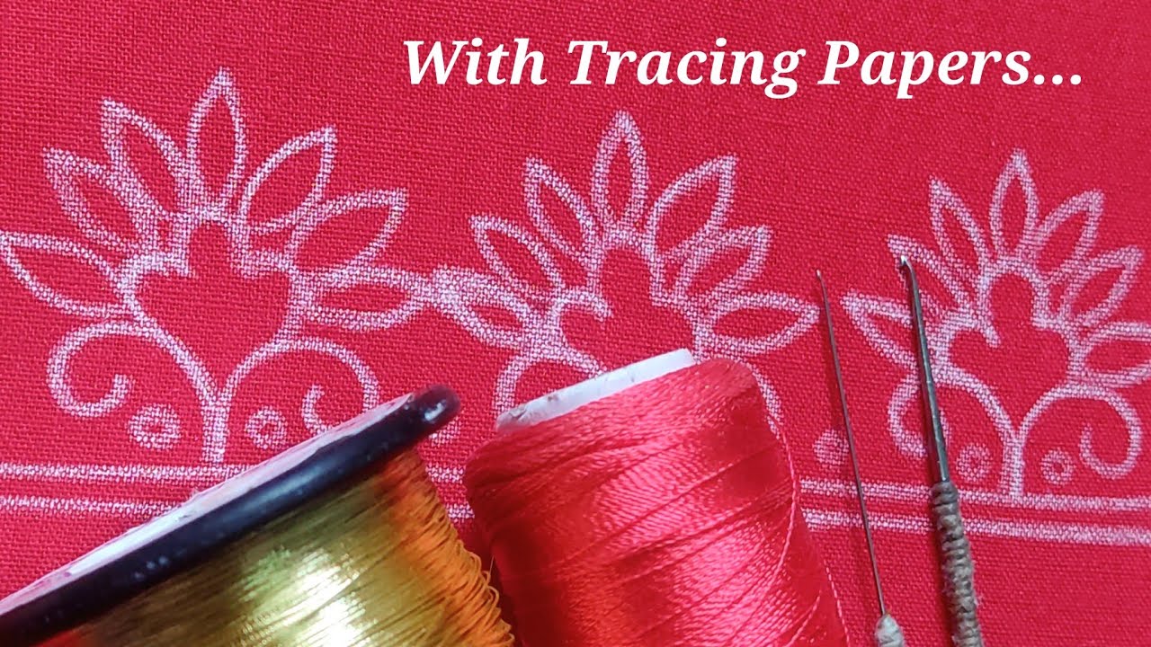 Fully Thread Work Blouse Design With Aari Work Maggam Works With