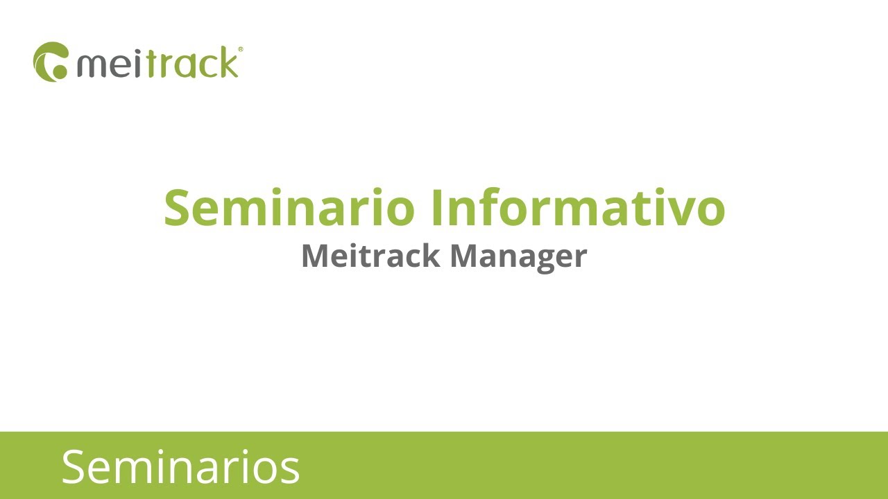Seminario Meitrack Manager Actualizado 2024 - YouTube