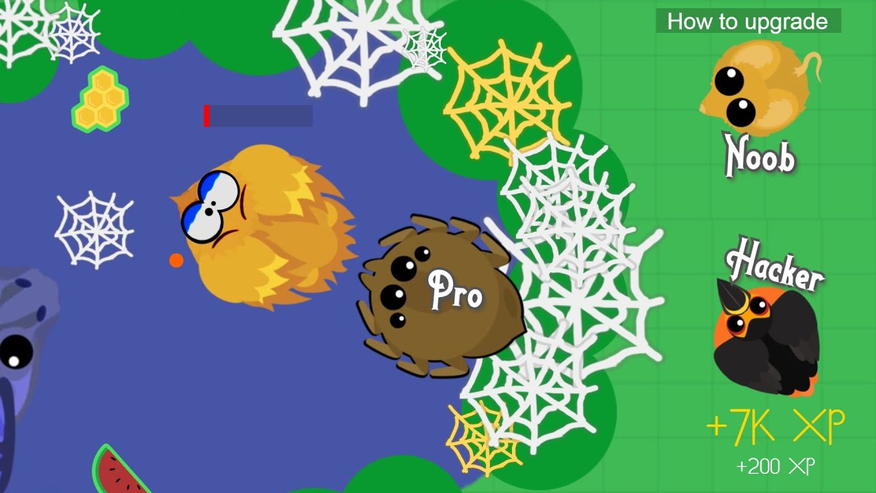 Mope.io NOOB vs PRO vs HACKER | Types of Mope.io Players!!! - YouTube