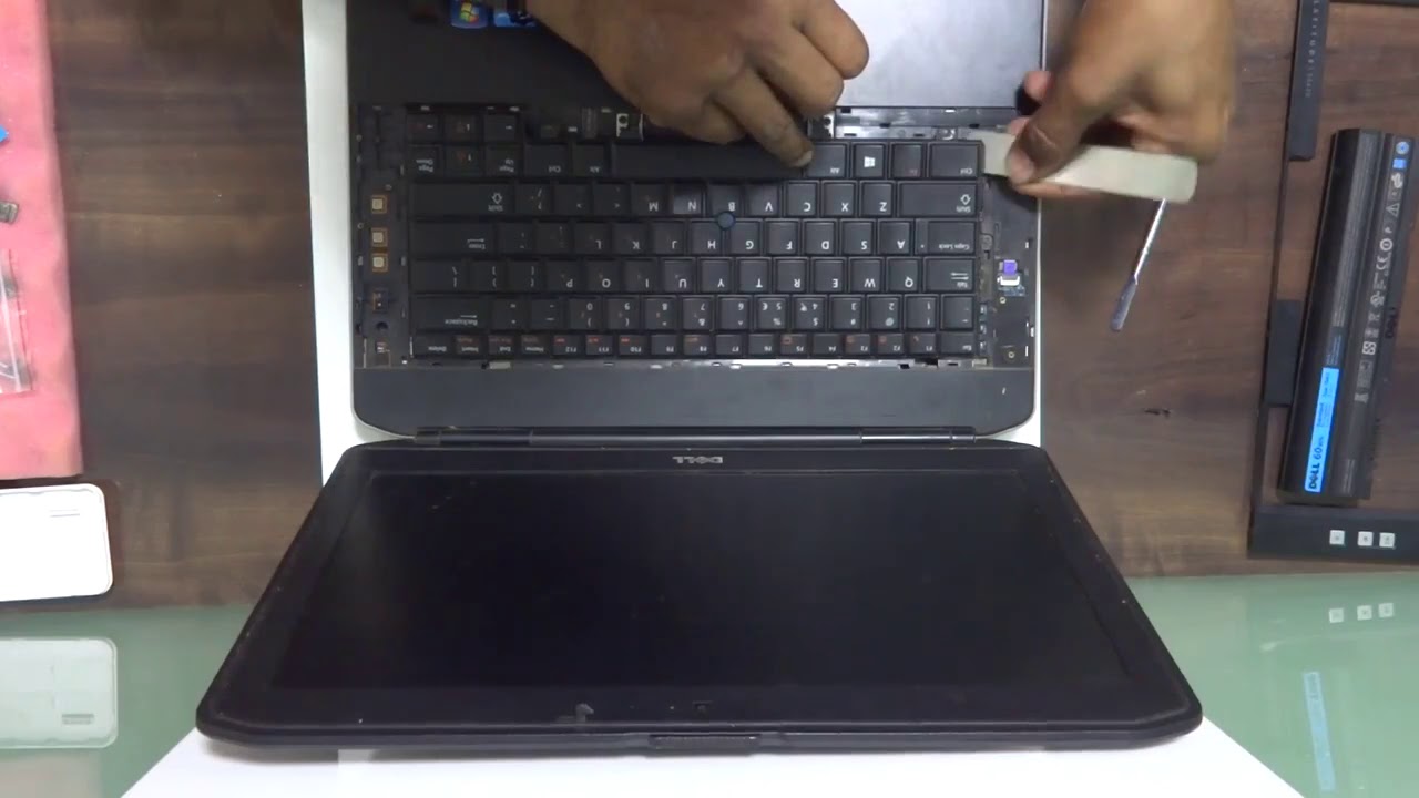 Dell Latitude E5430 keyboard disassembly/Замена клавиатуры на ноутбуке ...