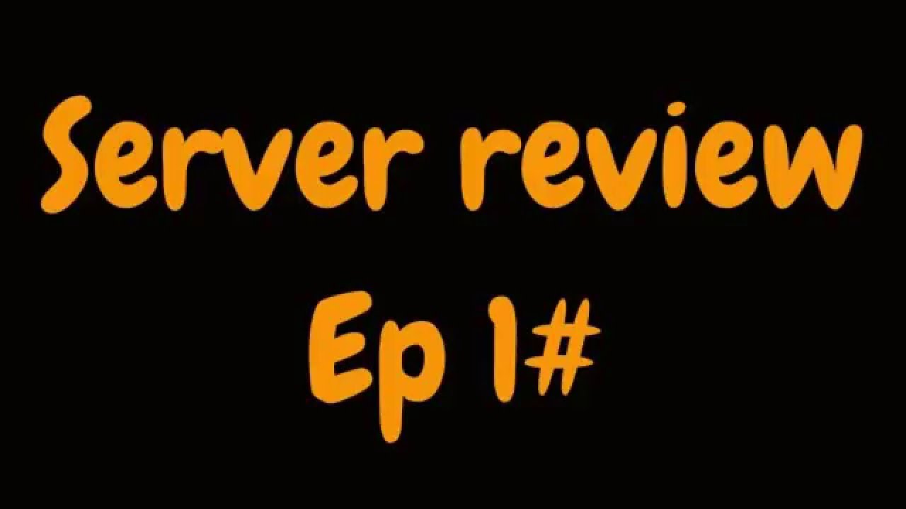 Minecraft server review Ep1 - YouTube