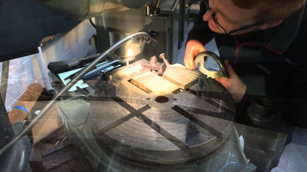 machining the eccentrics - YouTube