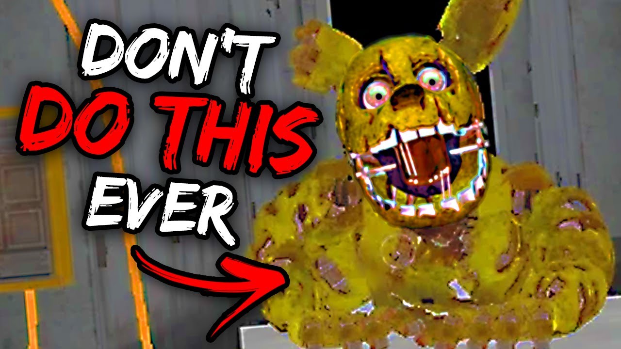 THIS Is What Would Happen If You Made A Real Springtrap Suit - YouTube