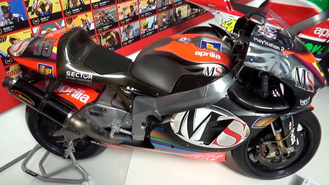 Aprilia 1000 RS CUBE - Regis Laconi - 2002 - YouTube