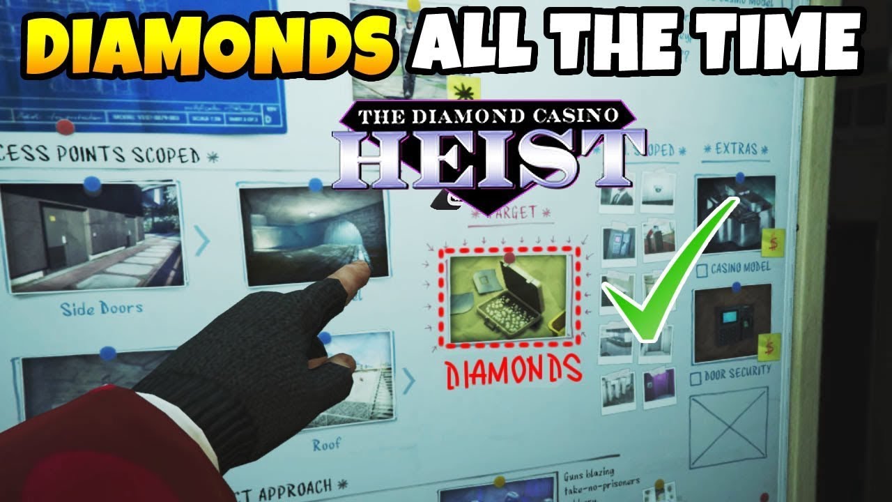 GTA 5 Online How to Get Diamonds Every Time in Diamond Casino Heist ...