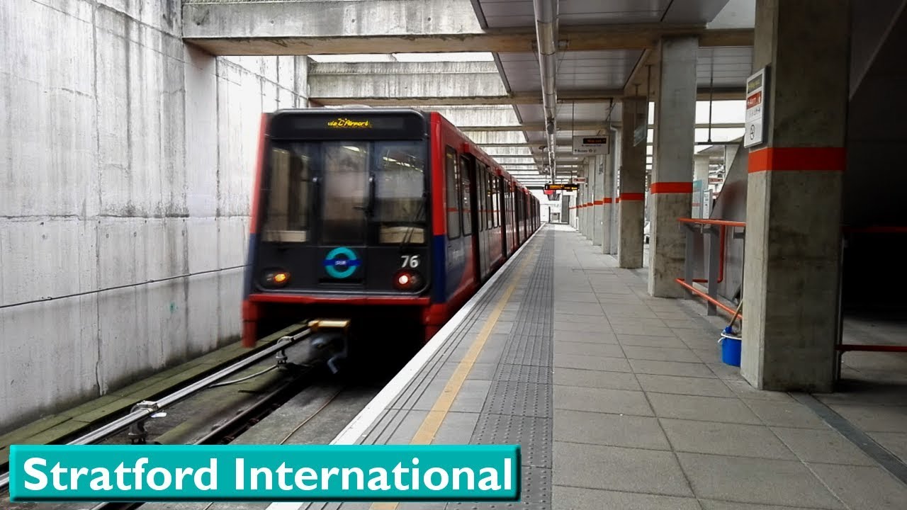 Stratford International : London DLR ( B92 Stock ) - YouTube