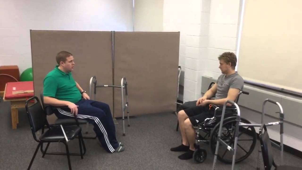 Donning pants following total hip replacement surgery - YouTube