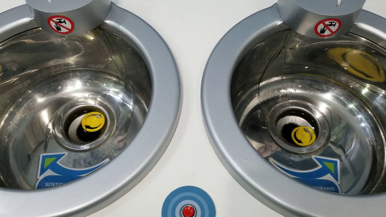 Equator Water Demonstration - YouTube