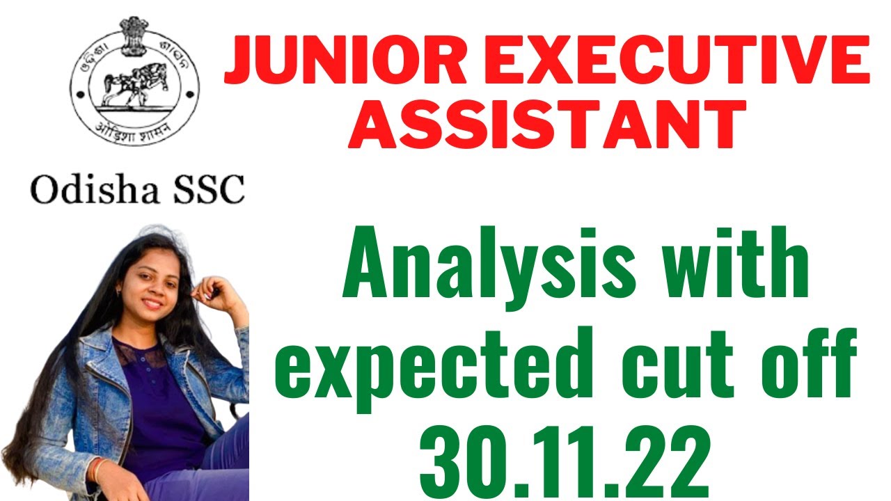 Junior executive assistant exam Analysis 30.11.22|Expected cut off ...