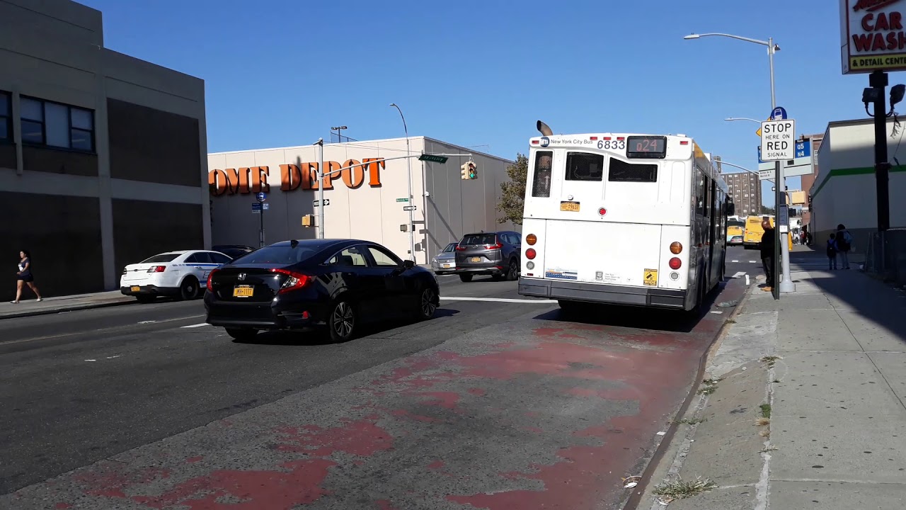 Mta bus on the q24 q20a - YouTube