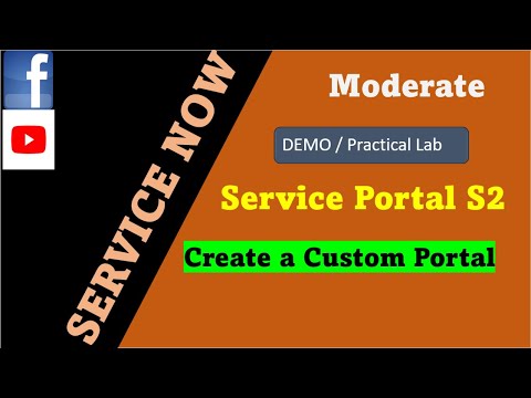Servicenow Service Portal Session 2 | How to create a custom portal in ...