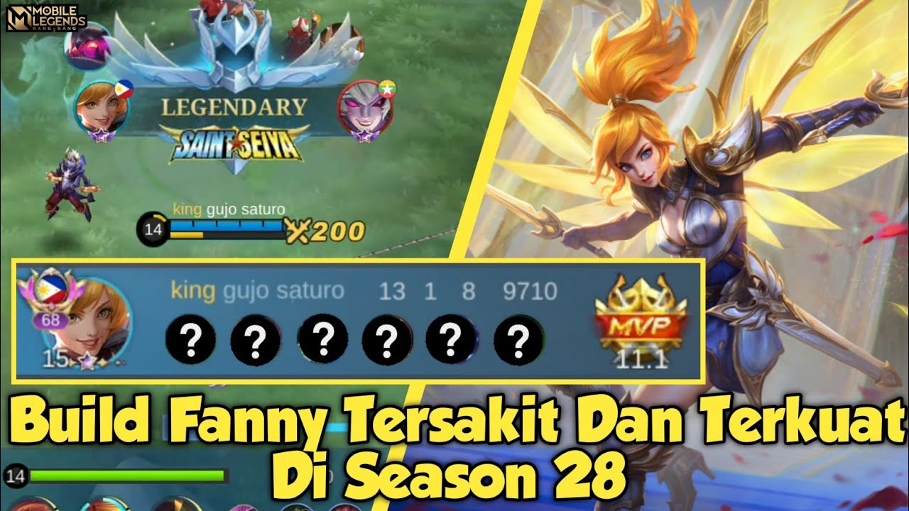 Build Fanny Tersakit Dan Terkuat Di Season 28 | Mobile Legends - YouTube