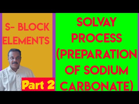 S Block Elements Part 2/Sodium Carbonate/Solvay process/Sodium ...