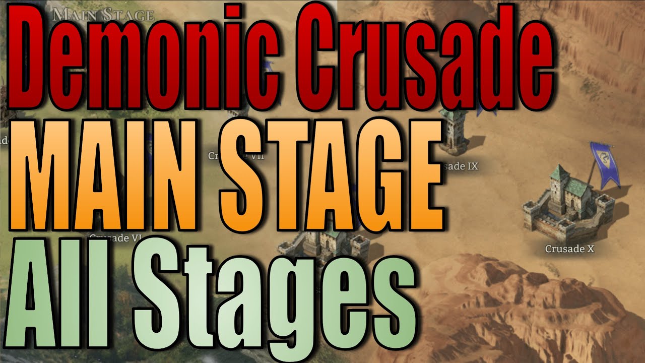 Demonic Crusade Main Stage All Stages I Watcher of Realms - YouTube