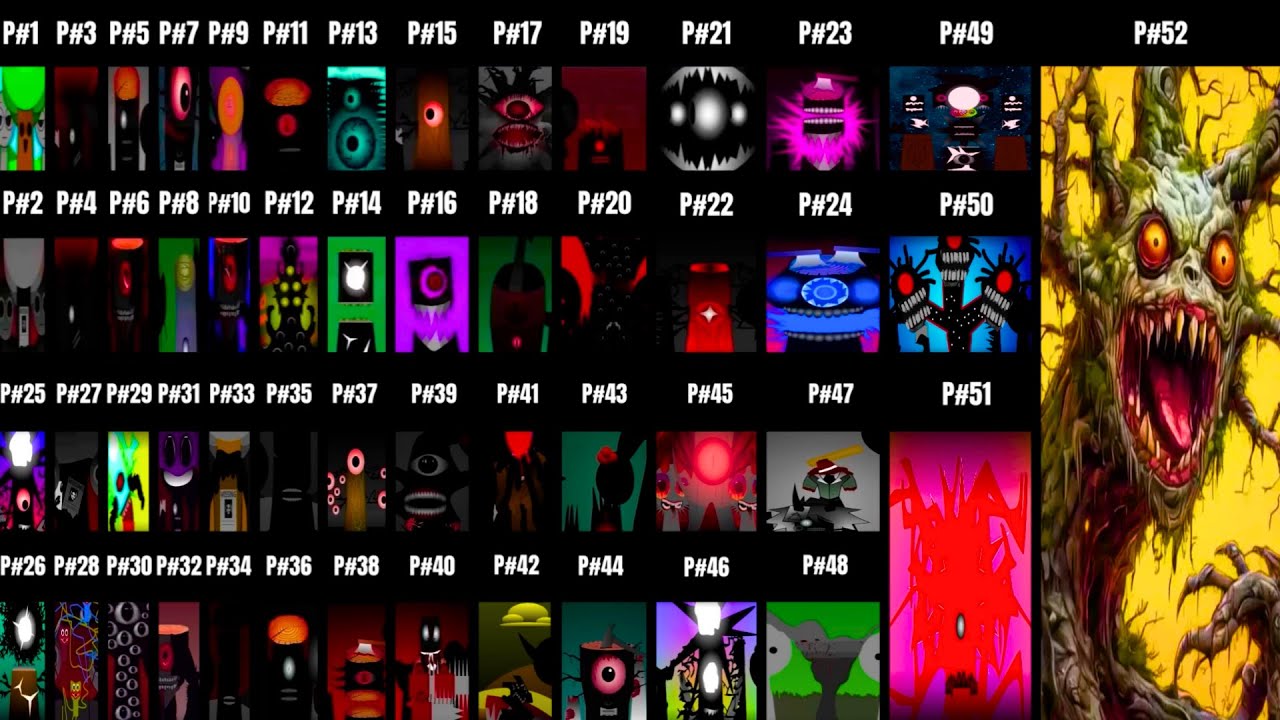 Incredibox Sprunki - Phases 1-52 - All Characters (NEW MODS) - YouTube