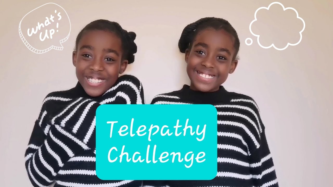 Telepathy challenge. Can we read each other's mind? - YouTube