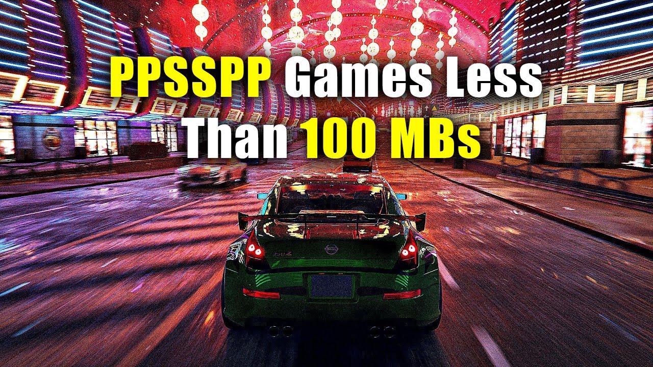 TOP 7 PPSSPP Games LESS THAN 100 MBs (latest 2024!) - YouTube