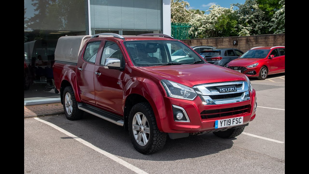 Isuzu D-Max 1.9 TD Utah Double Cab Pickup Auto 4WD Euro 6 4dr YT19FSC ...