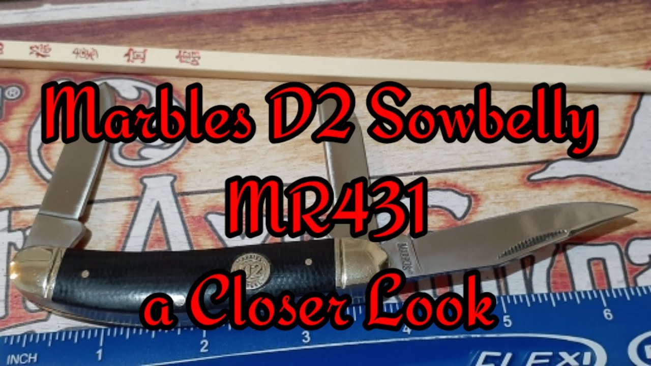 (46) Marbles D2 Sowbelly MR431 a Closer Look - YouTube