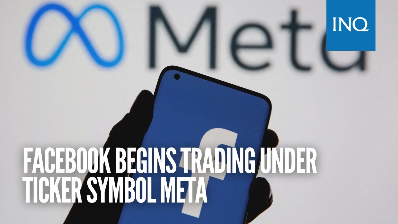 Facebook begins trading under ticker symbol META - YouTube