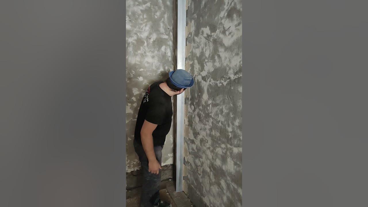 Установка маяков под штукатурку! - YouTube